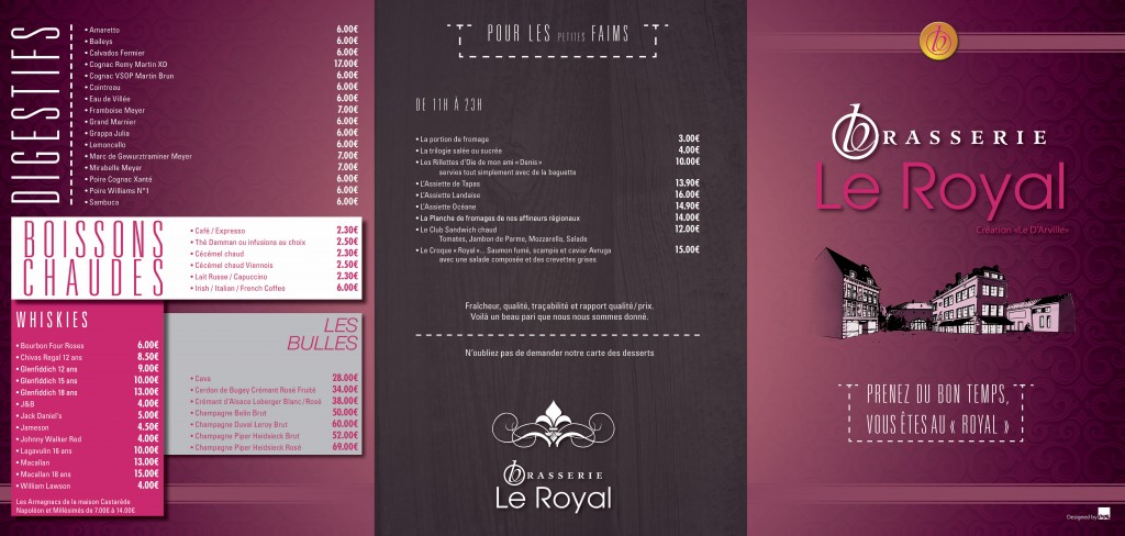 Notre brasserie “Le Royal“ | Le D'Arville